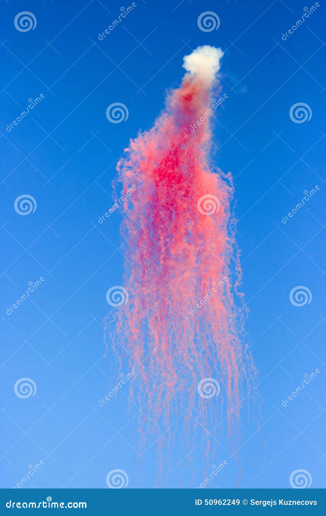 Abstract: Daytime Fireworks in the Blue Sky Stock Image - Image of ...