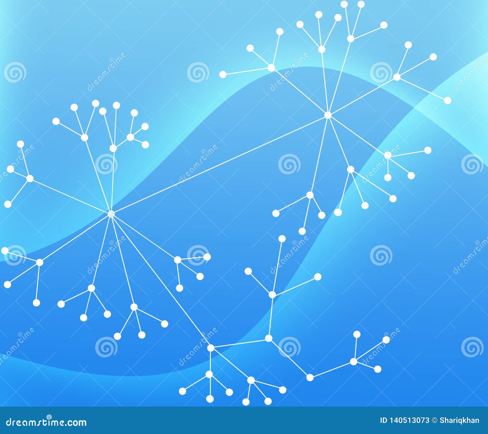 Abstract Decentralized Network Background Stock Illustration ...
