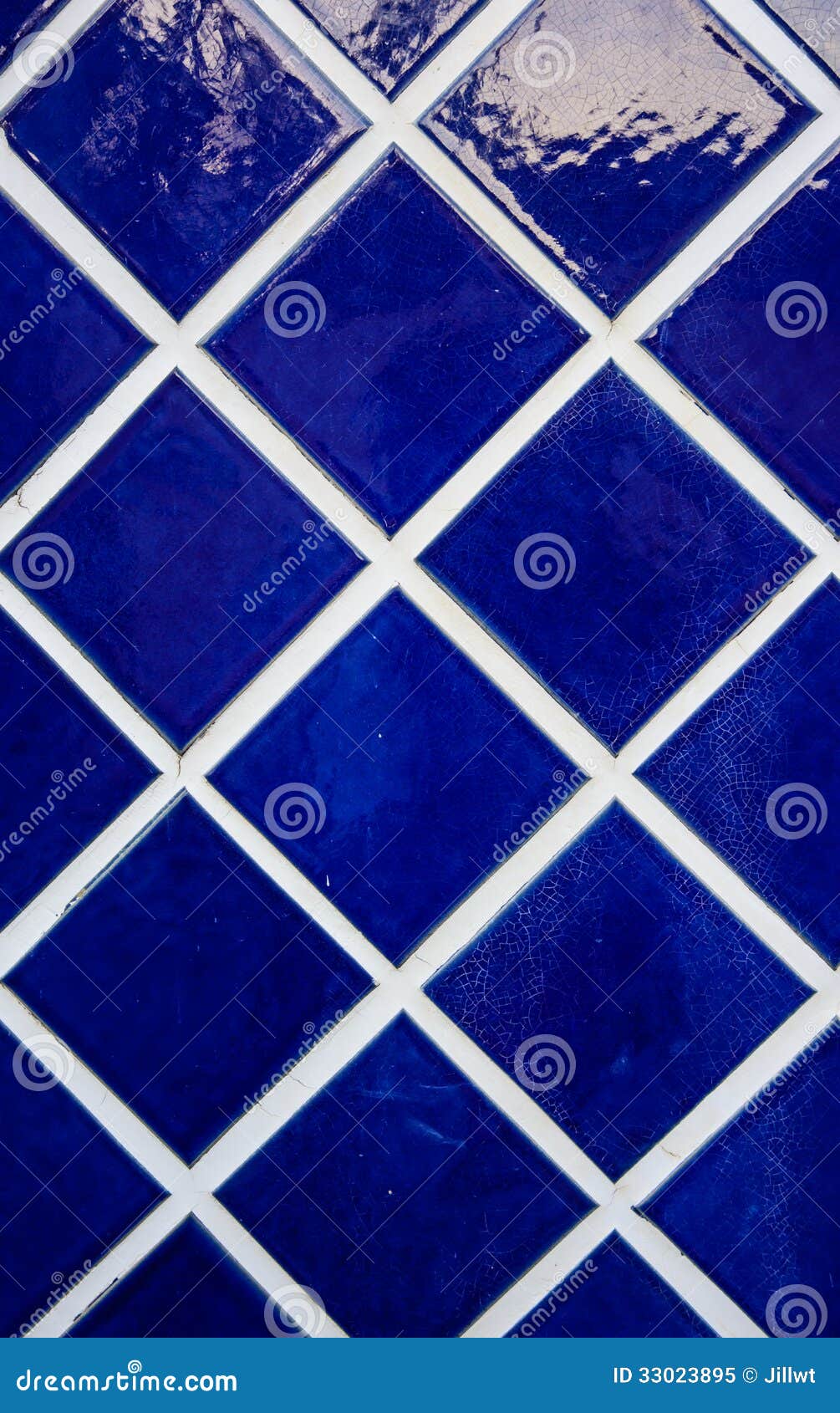 Abstract Deco Deep Blue Tone Tile Stock Image - Image of floor, stone ...