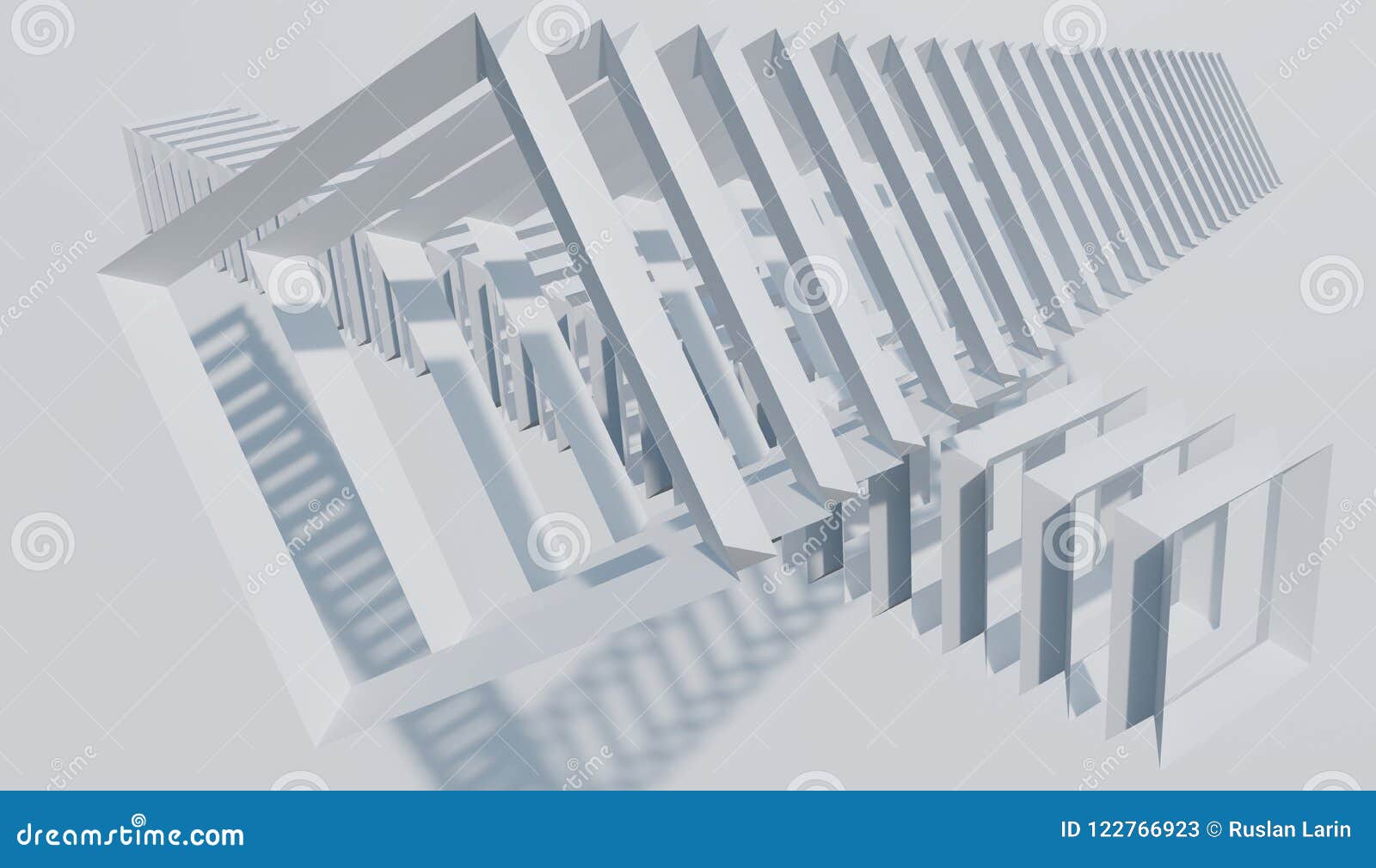 Abstract Decor, Pattern of Square Frame Objects. Background Minimalist ...