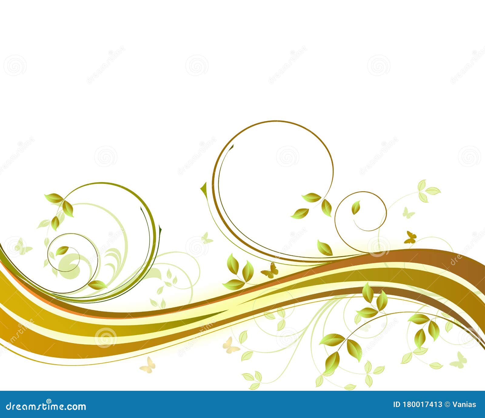 Abstract Decor Wave Vector Background Illustration Curve Line Art ...