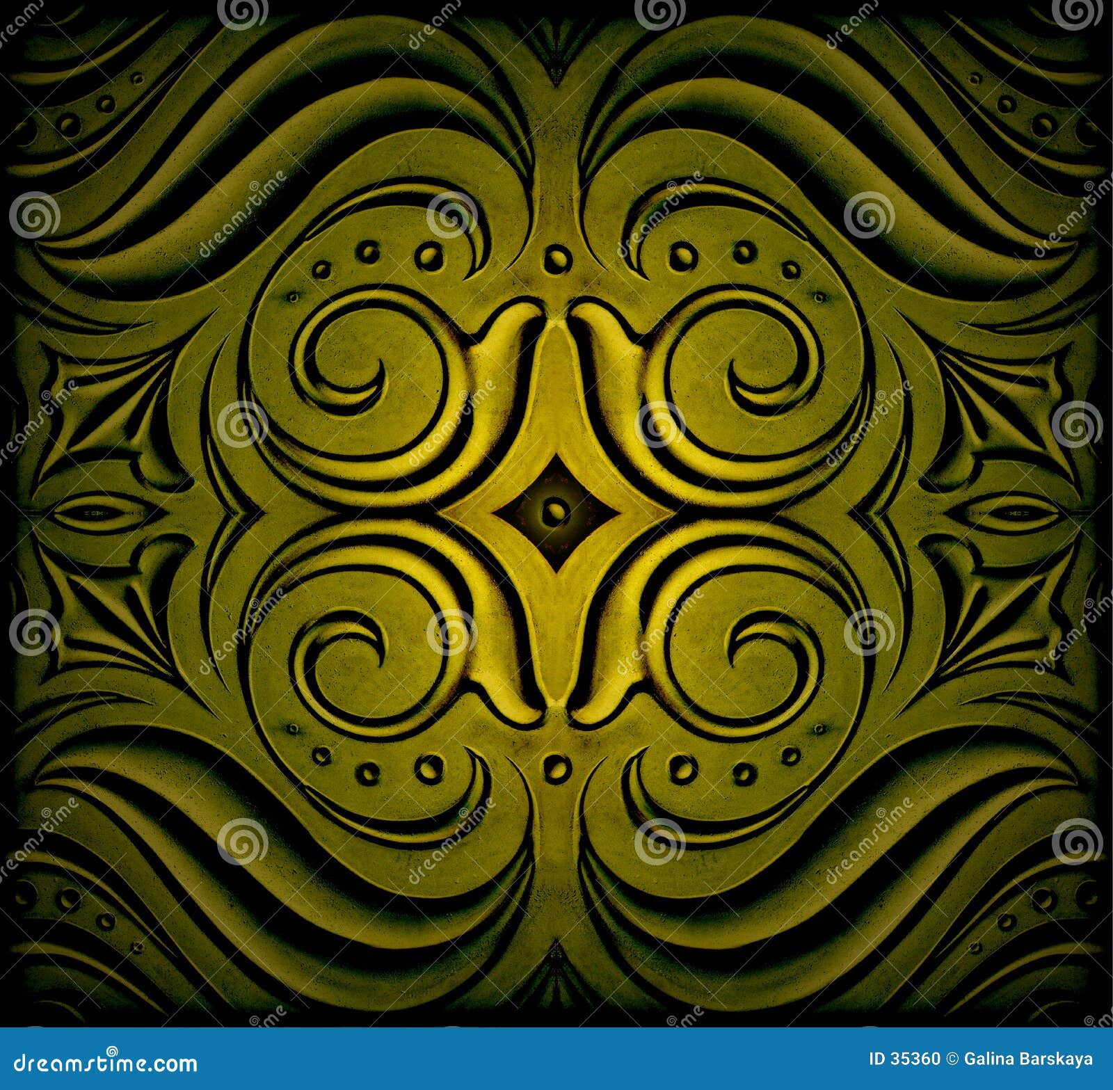 Abstract decoration stock photo. Image of leaf, yellow, texture - 35360