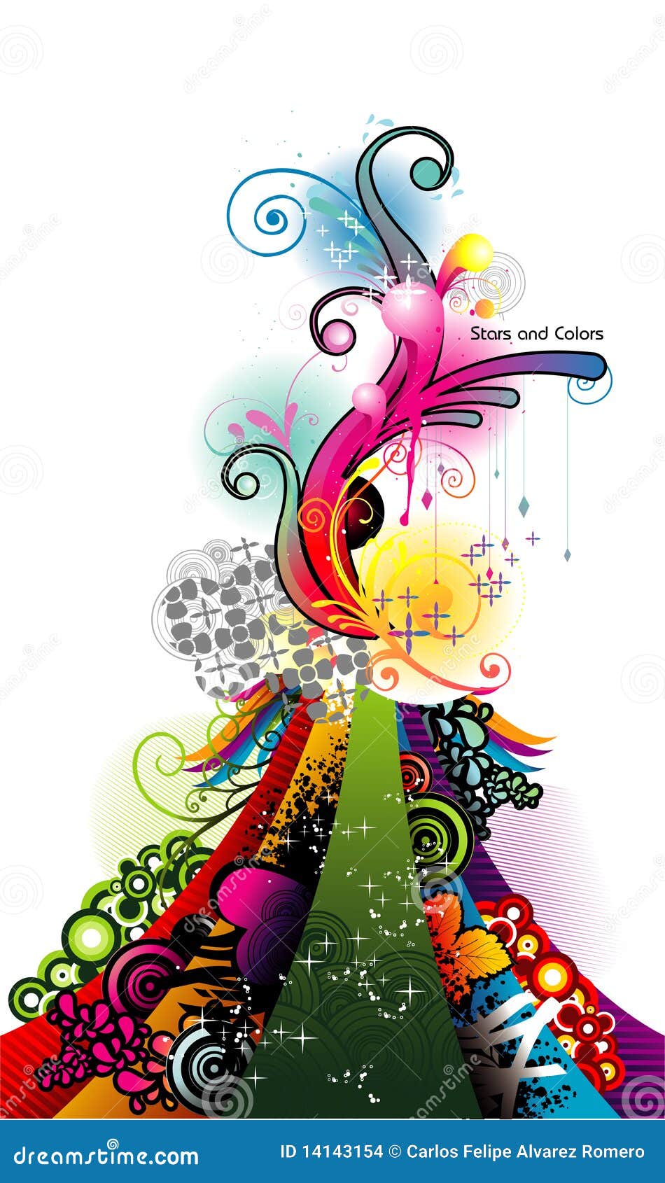 Abstract decoration vector stock vector. Illustration of vector - 14143154