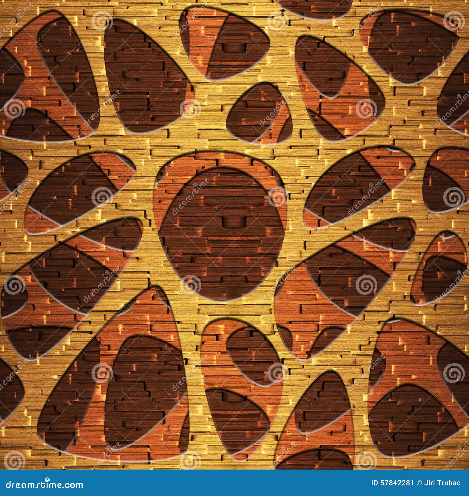 Abstract Decorative Cocoon - Seamless Background - Wood Texture Stock ...