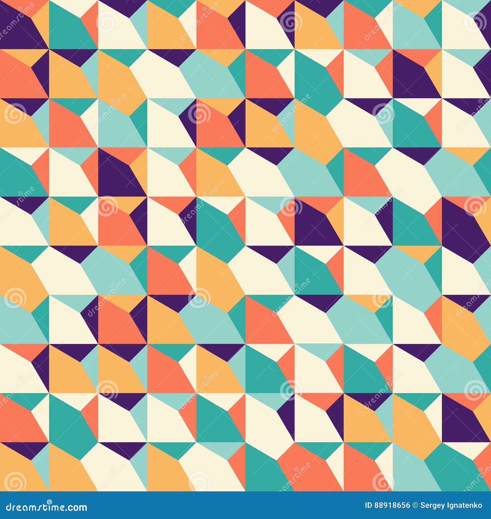 Abstract Decorative Colorful Texture. Seamless Pattern Stock Vector ...