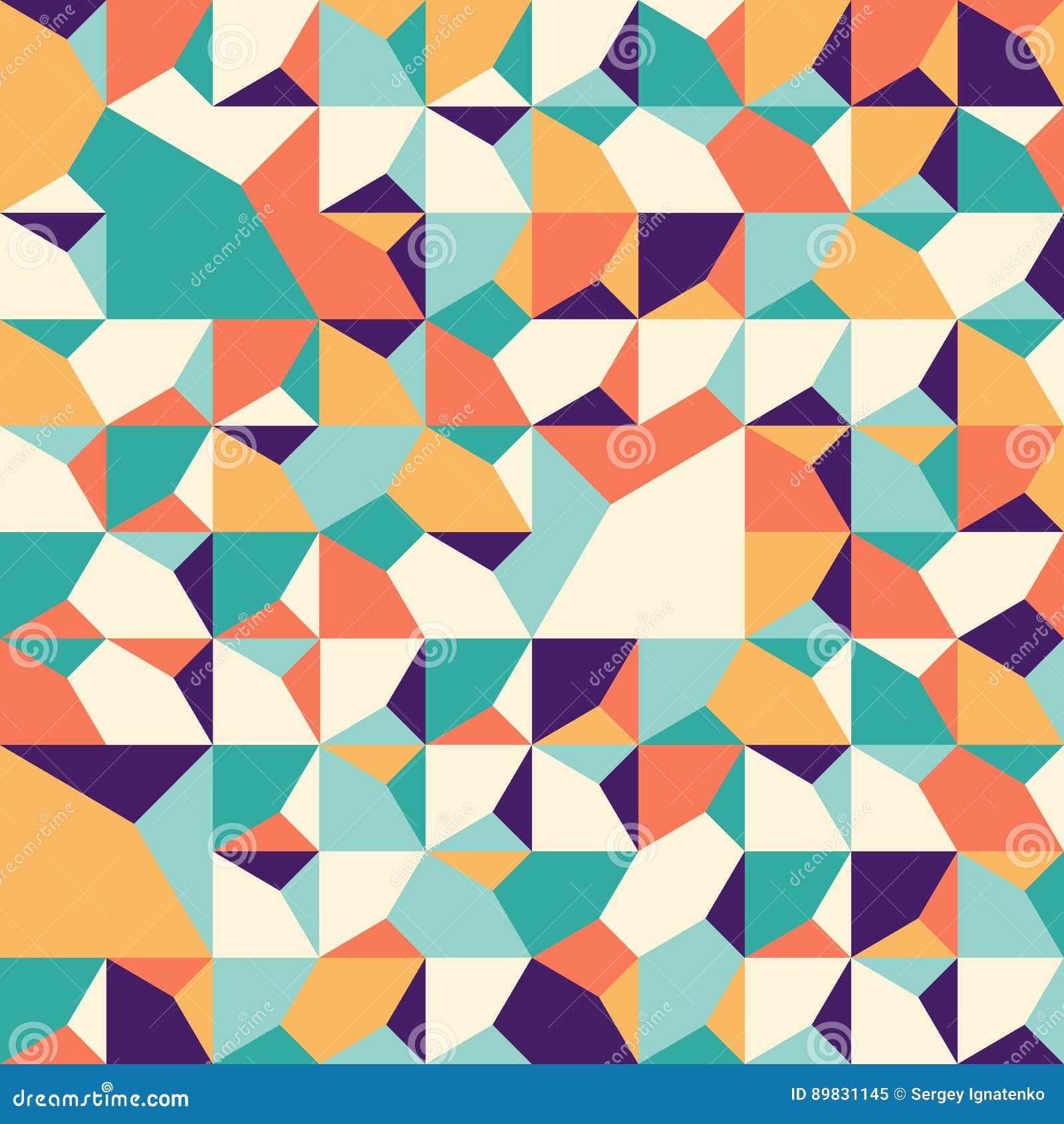 Abstract Decorative Colorful Texture. Seamless Pattern Stock Vector ...