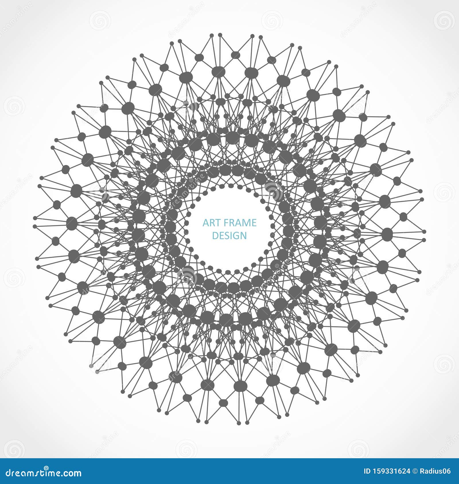 Abstract Decorative Element Stock Vector - Illustration of connected ...