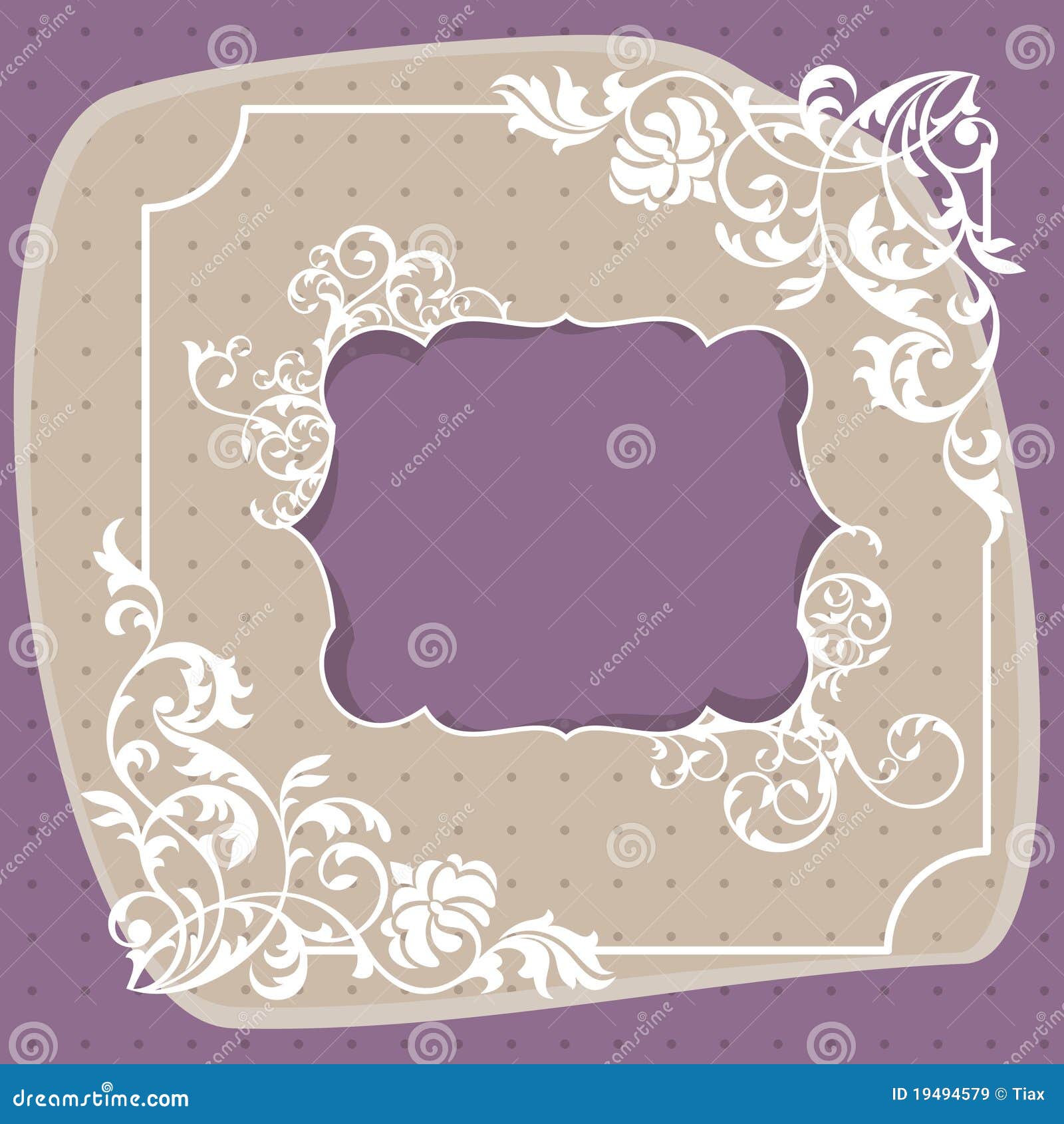 Abstract decorative frame stock vector. Illustration of gift - 19494579