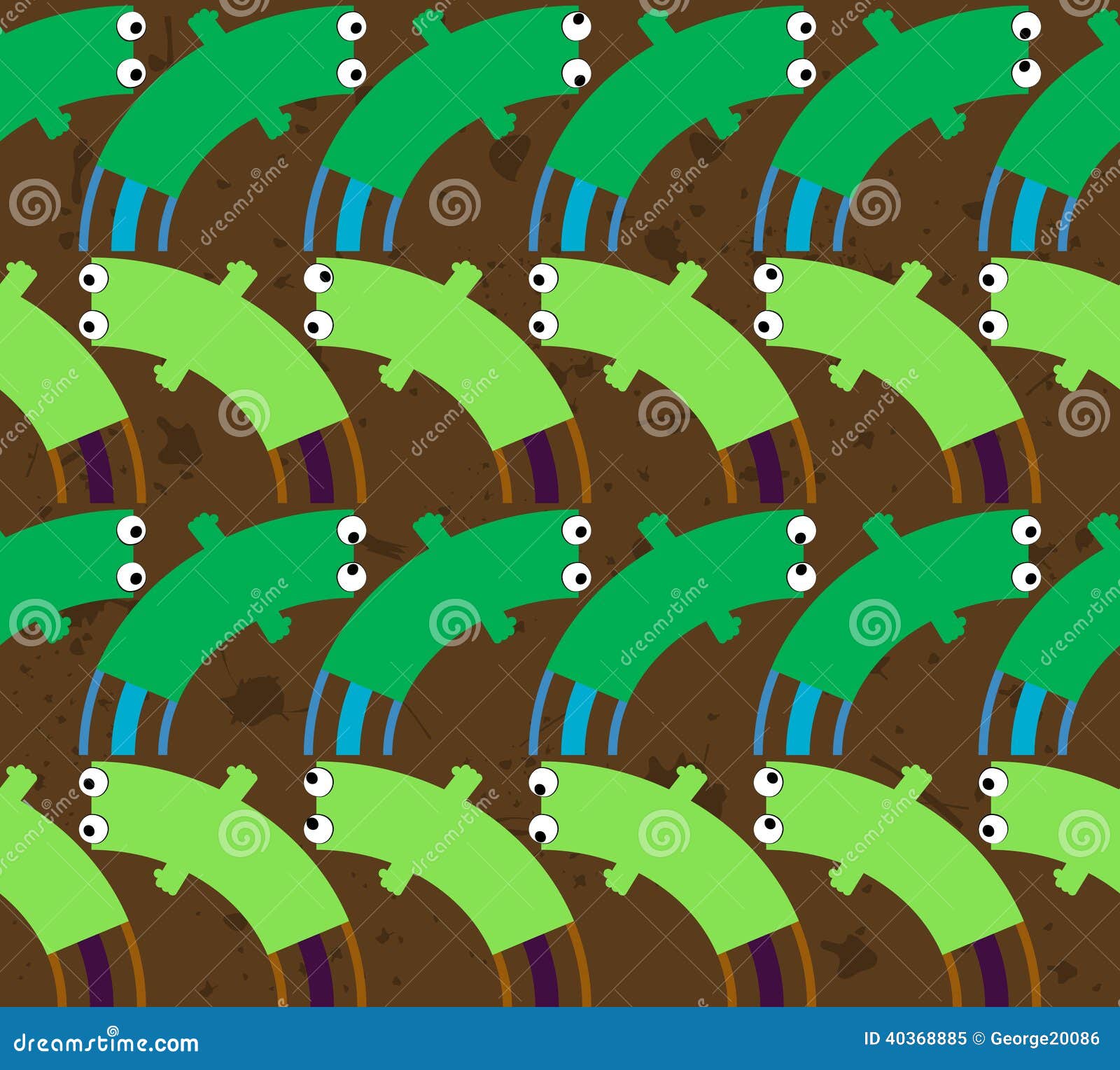 Abstract Decorative Funny Seamless Pattern Stock Vector - Illustration ...