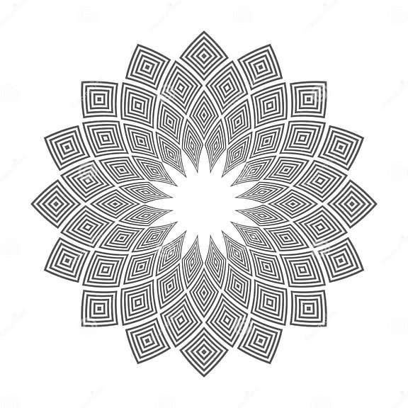 Abstract Decorative Geometric Circle Pattern Stock Vector Illustration Of Pattern Decor