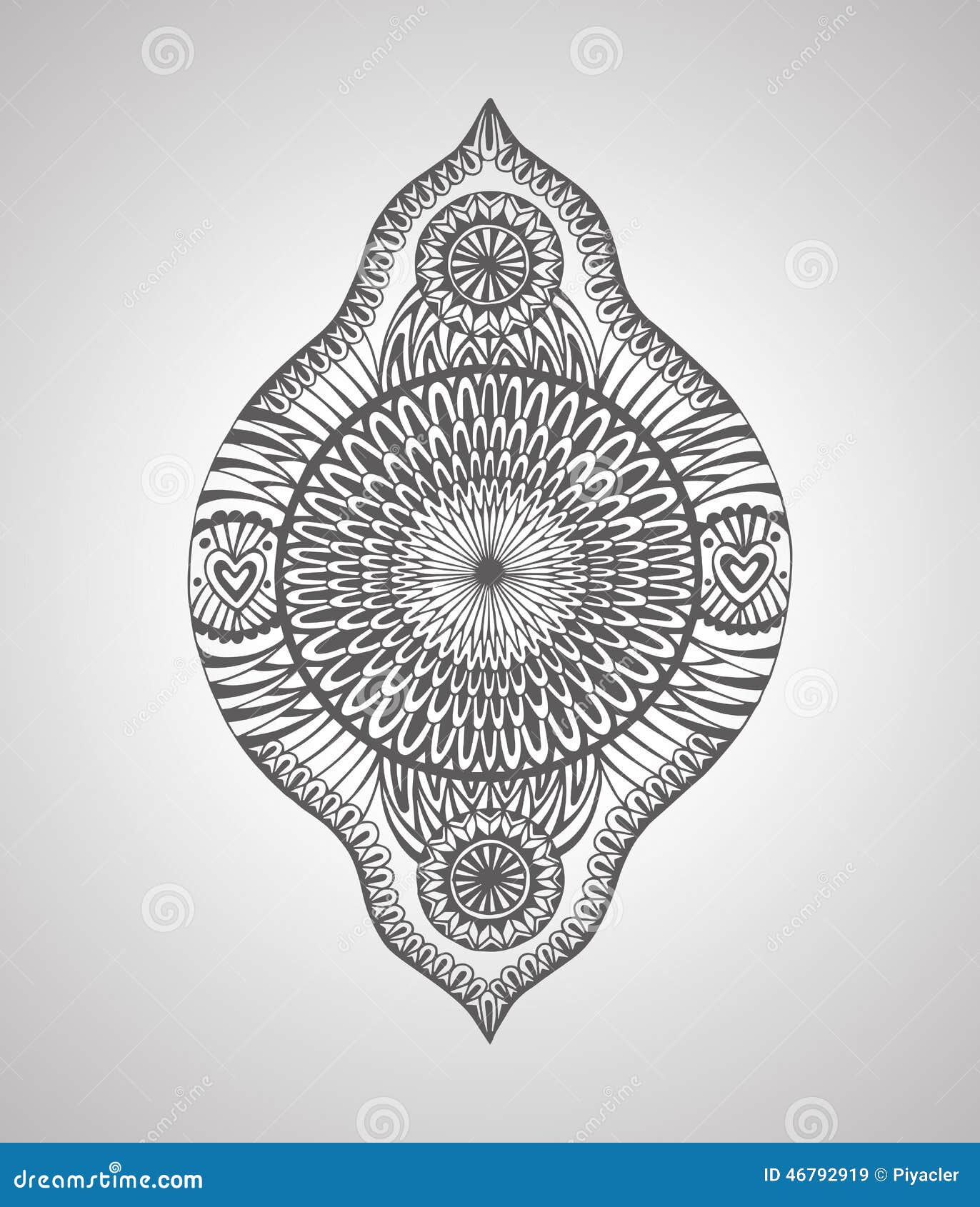 Abstract Decorative Graphic Design Element Stock Vector - Illustration ...