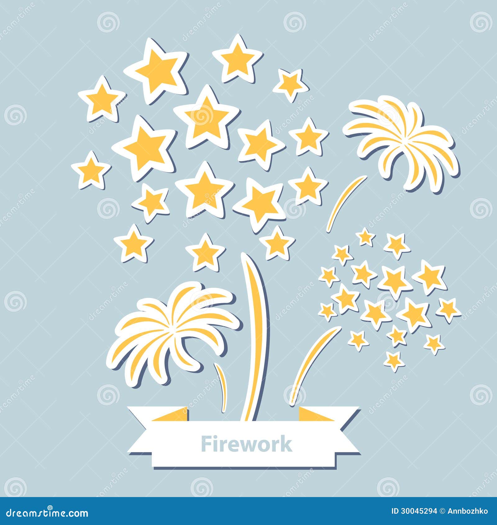 Firework stock vector. Illustration of labor, painting - 30045294