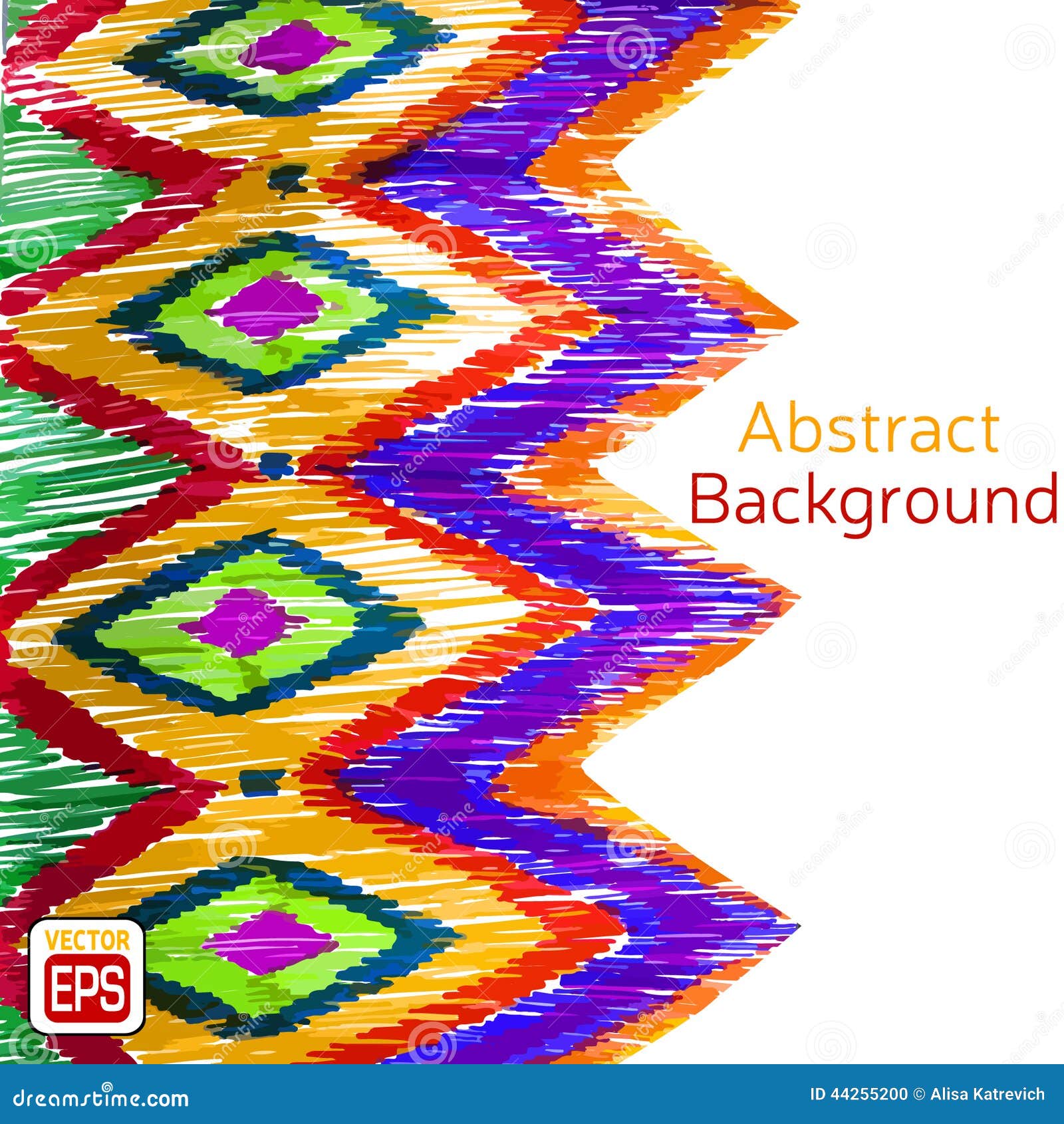 Abstract Decorative Marker on the Background. EPS Stock Vector ...