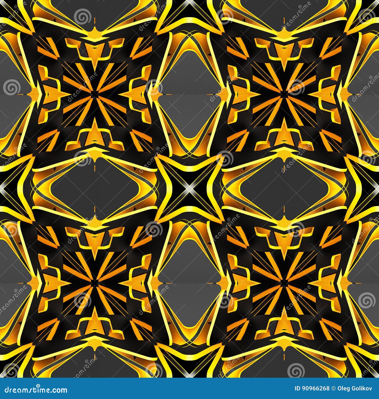 Abstract Decorative Patterns Backgrounds. 3d Illustration. Stock ...