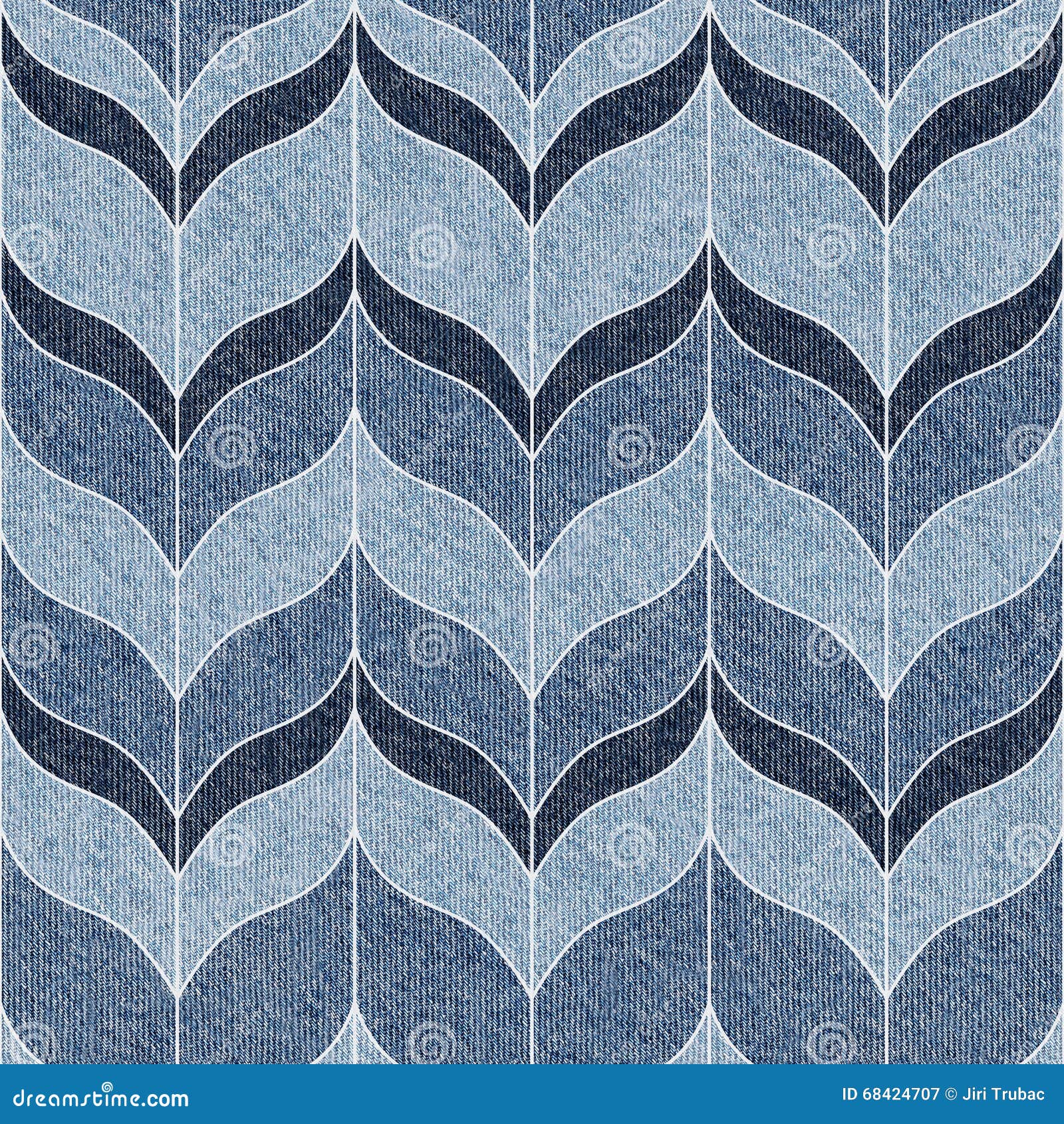 Abstract Decorative Texture - Seamless Pattern - Blue Jeans Stock ...