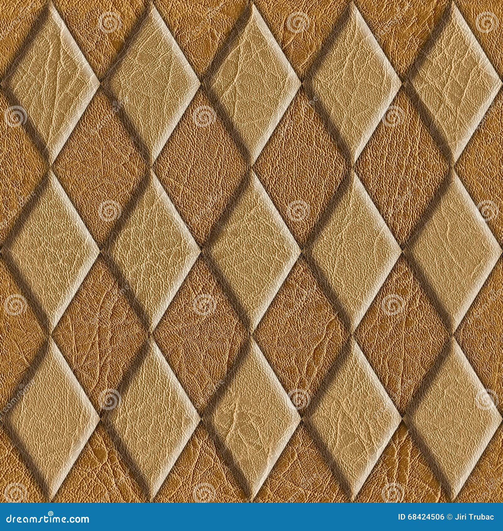 Abstract Decorative Tiles - Seamless Background - Leather Texture Stock ...