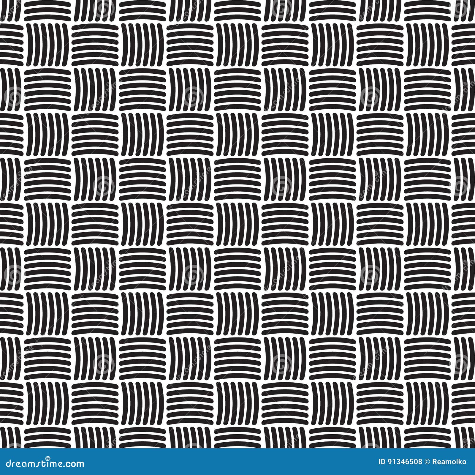 Abstract Decorative Weaved Seamless Background. Stock Vector ...