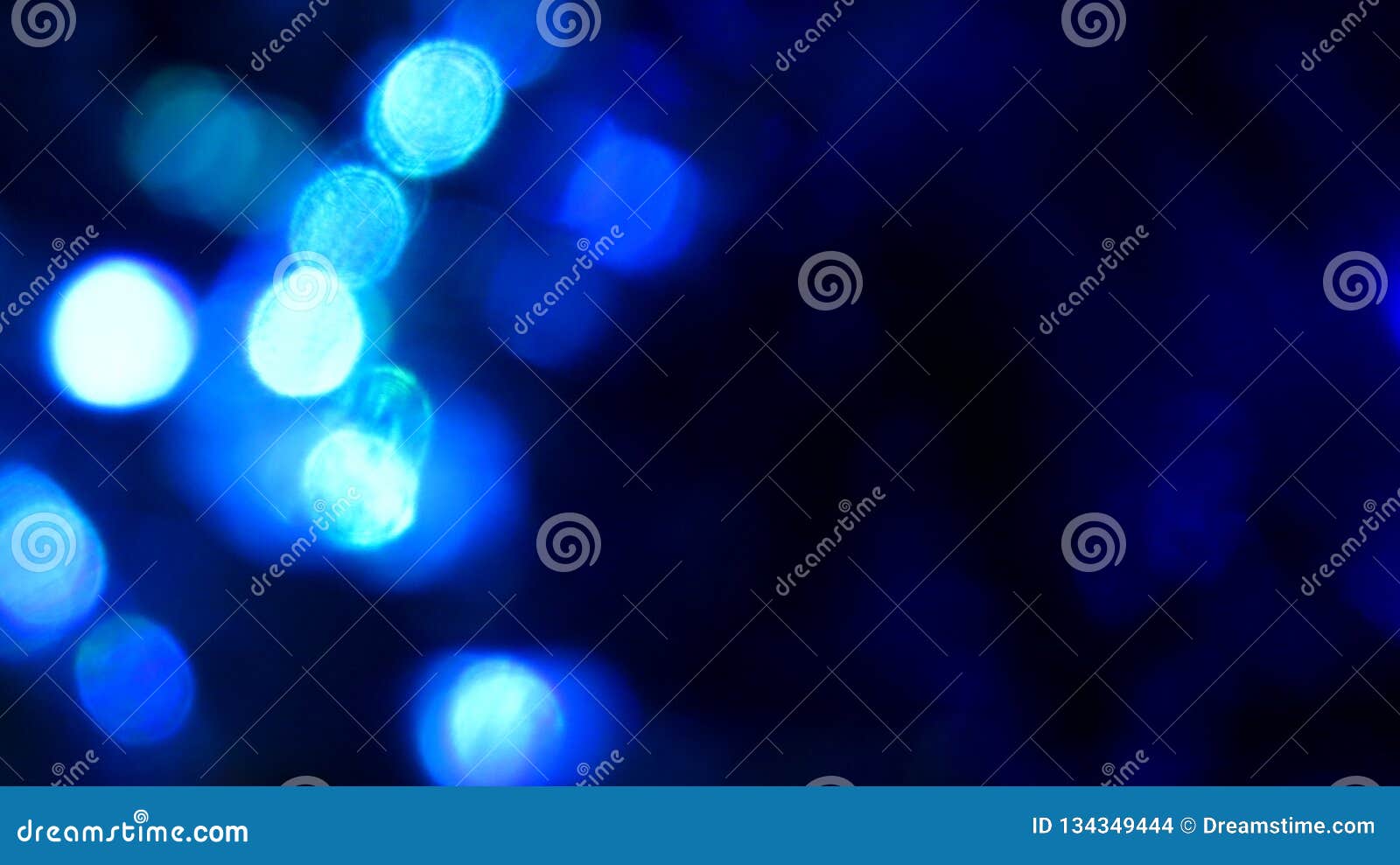 Abstract Deep Blue Background with Bokeh Stock Photo - Image of magical ...