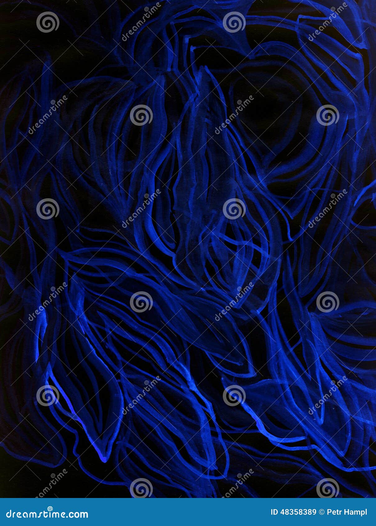 Abstract deep ocean stock image. Image of nature, brush - 48358389