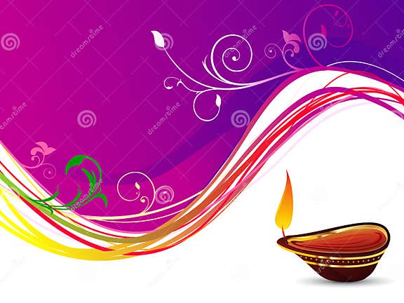 Abstract Deepawali Background Stock Vector - Illustration of celebrate ...