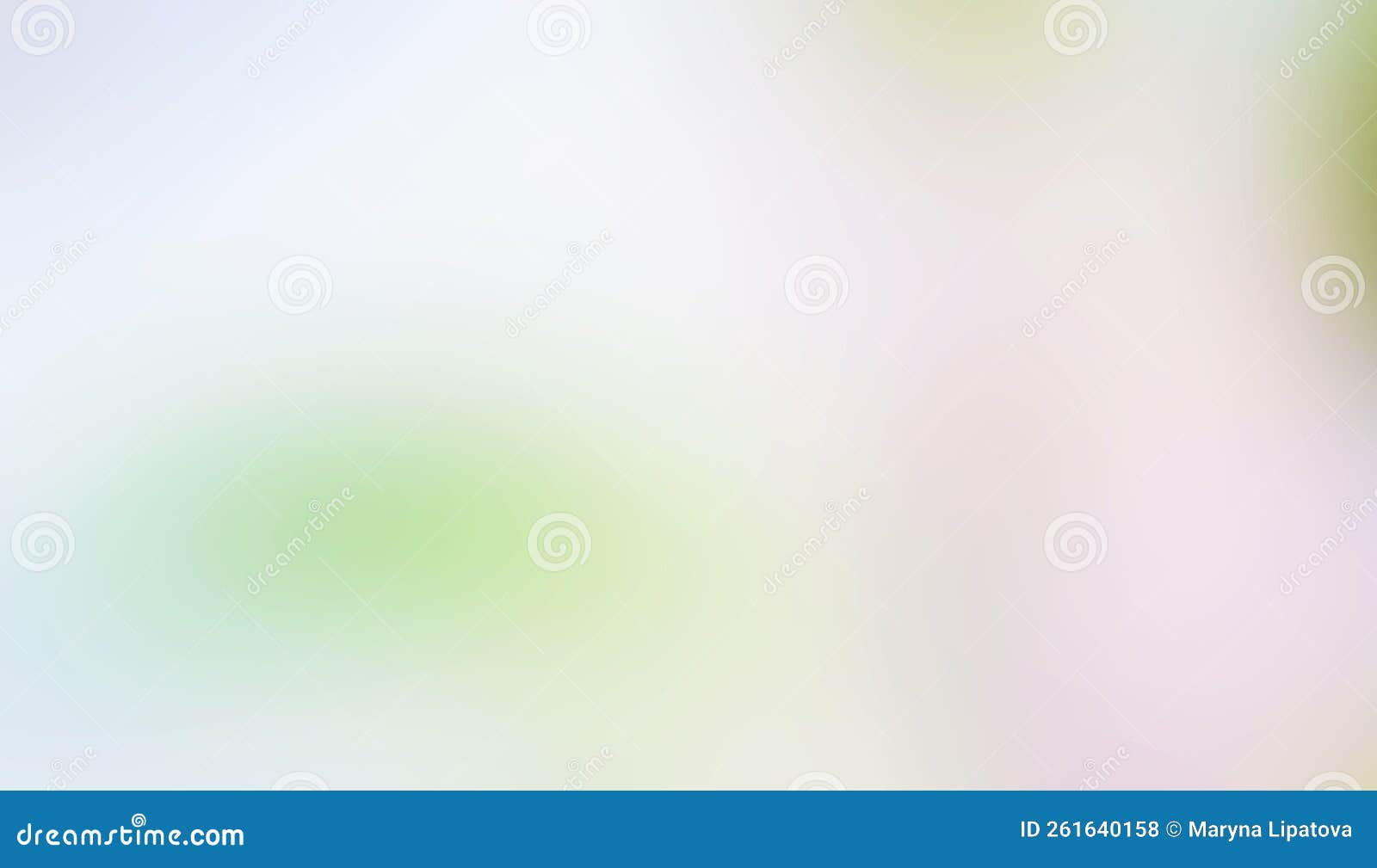 Abstract Defocus Gradient Color Background in Blue and Green Spring ...