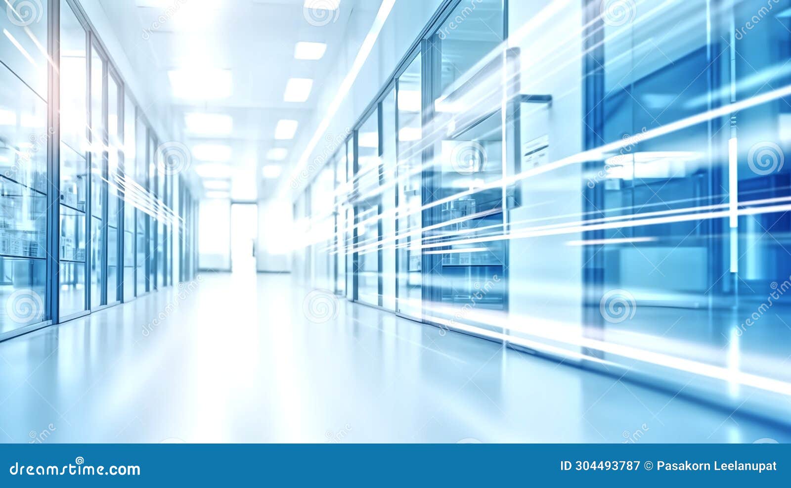 Abstract Defocused Blurred Technology Space Background, Empty Bu Stock ...