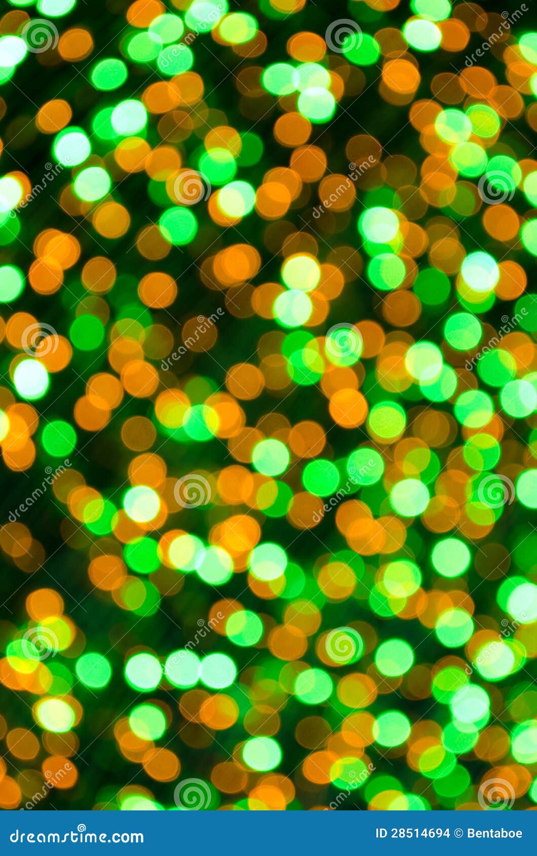 Abstract Defocused Green and Orange Lights Background Stock Photo ...