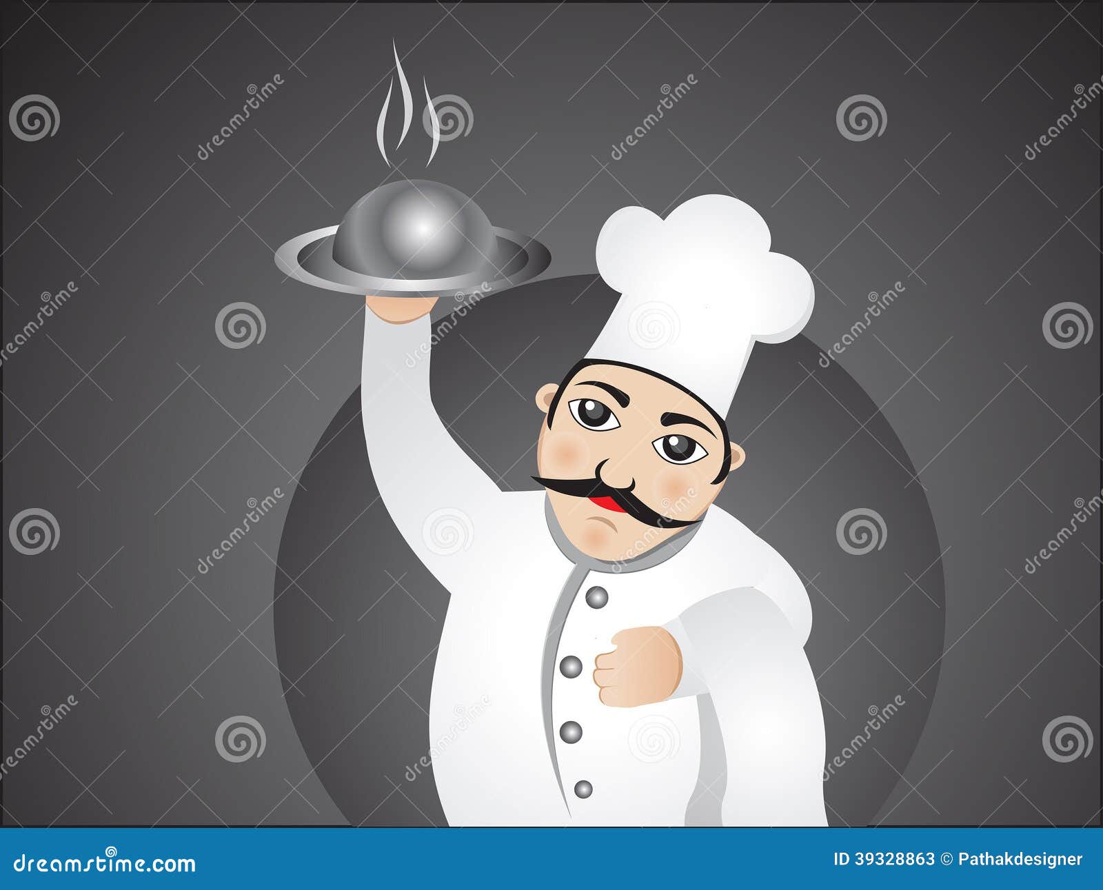 Abstract Delicious Cook Cartoon Stock Vector - Illustration of vector ...