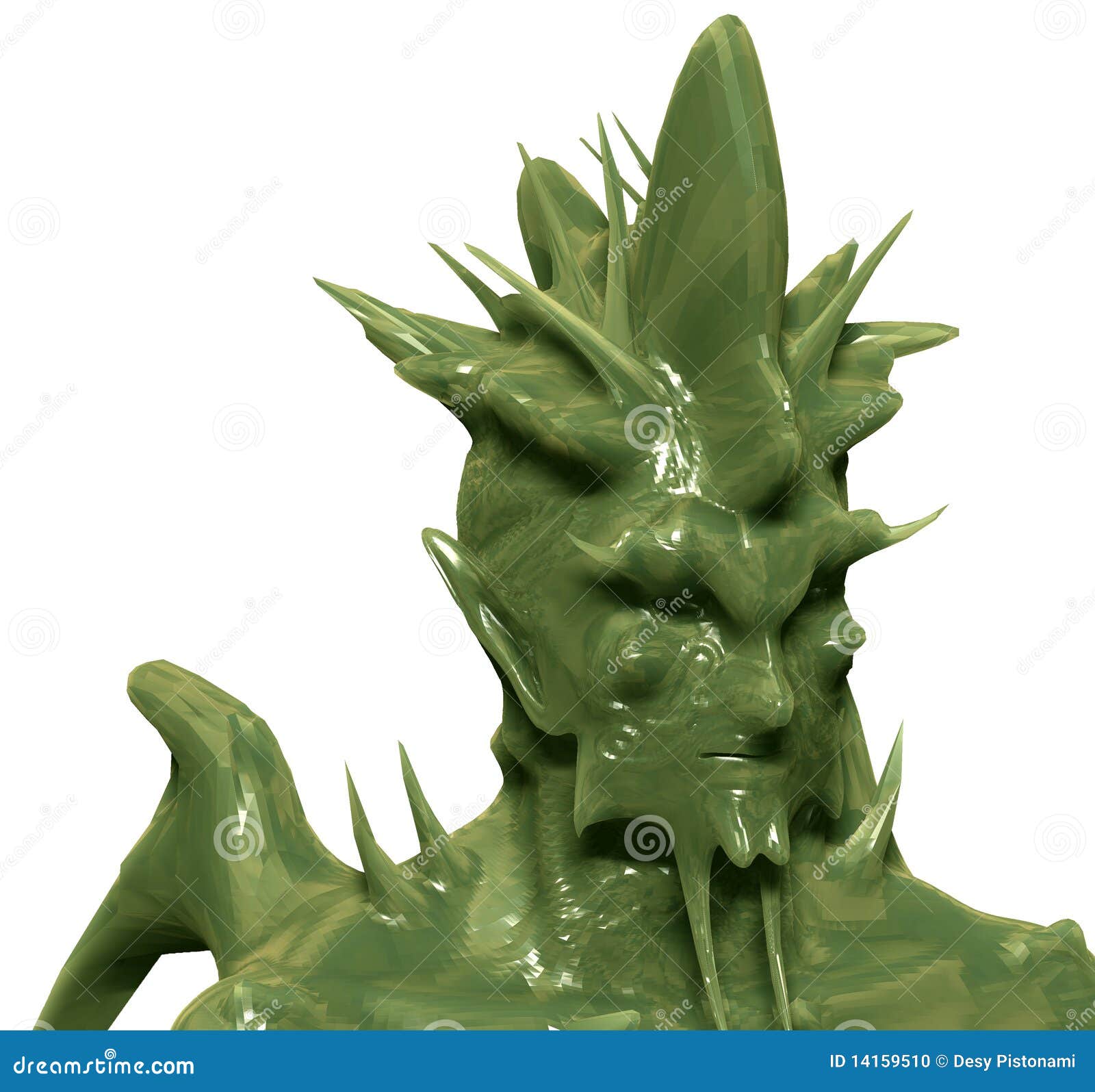 Abstract demon stock illustration. Illustration of evil - 14159510