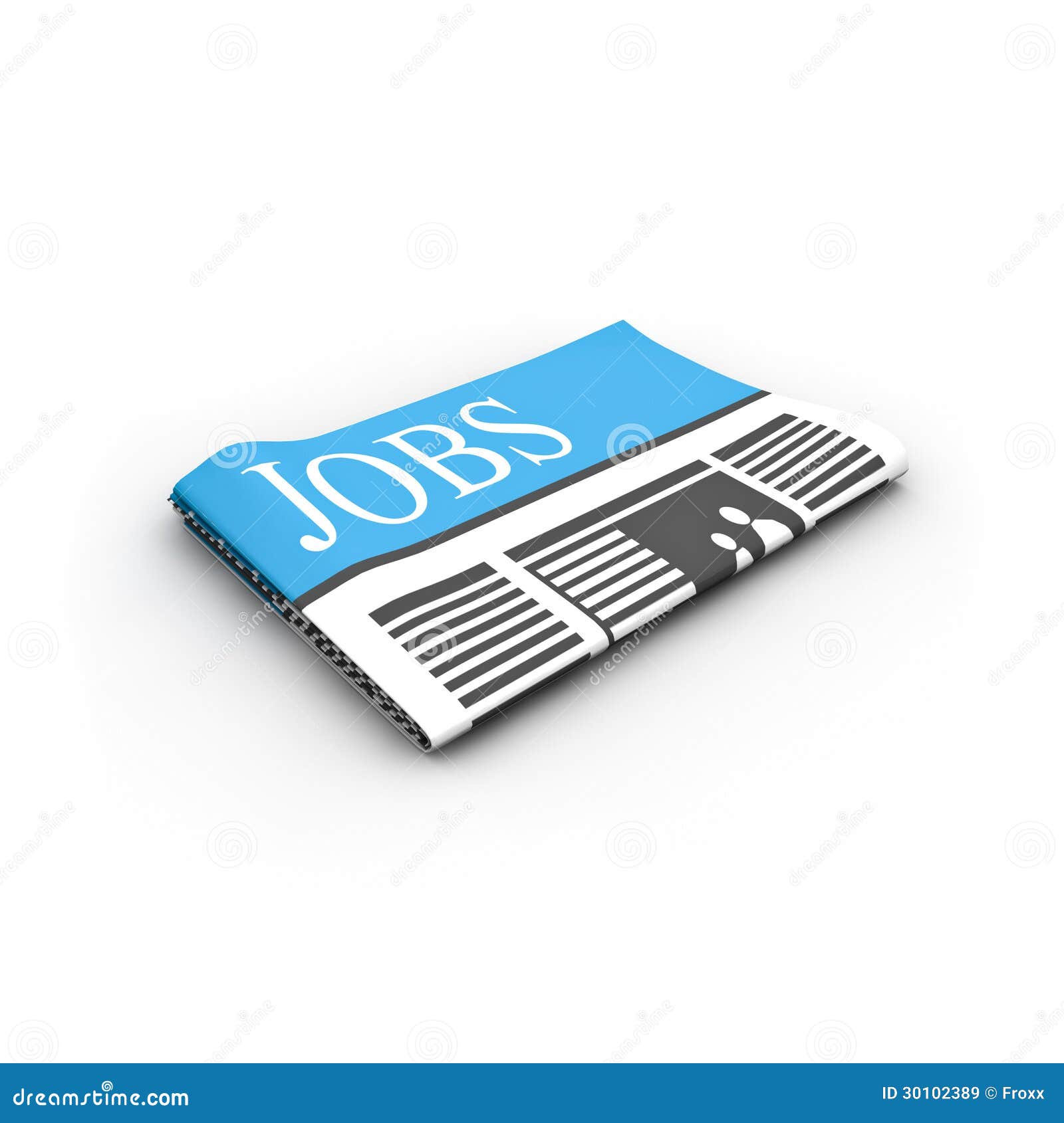 Jobs paper stock illustration. Illustration of opportunity - 30102389