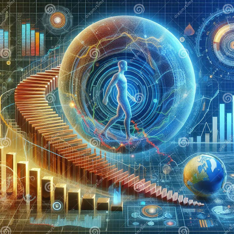 Abstract Depiction of the Human Path of Development Stock Image - Image ...