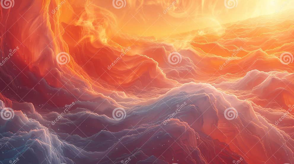 An Abstract Depiction of Overlapping Dimensions with Each Layer ...