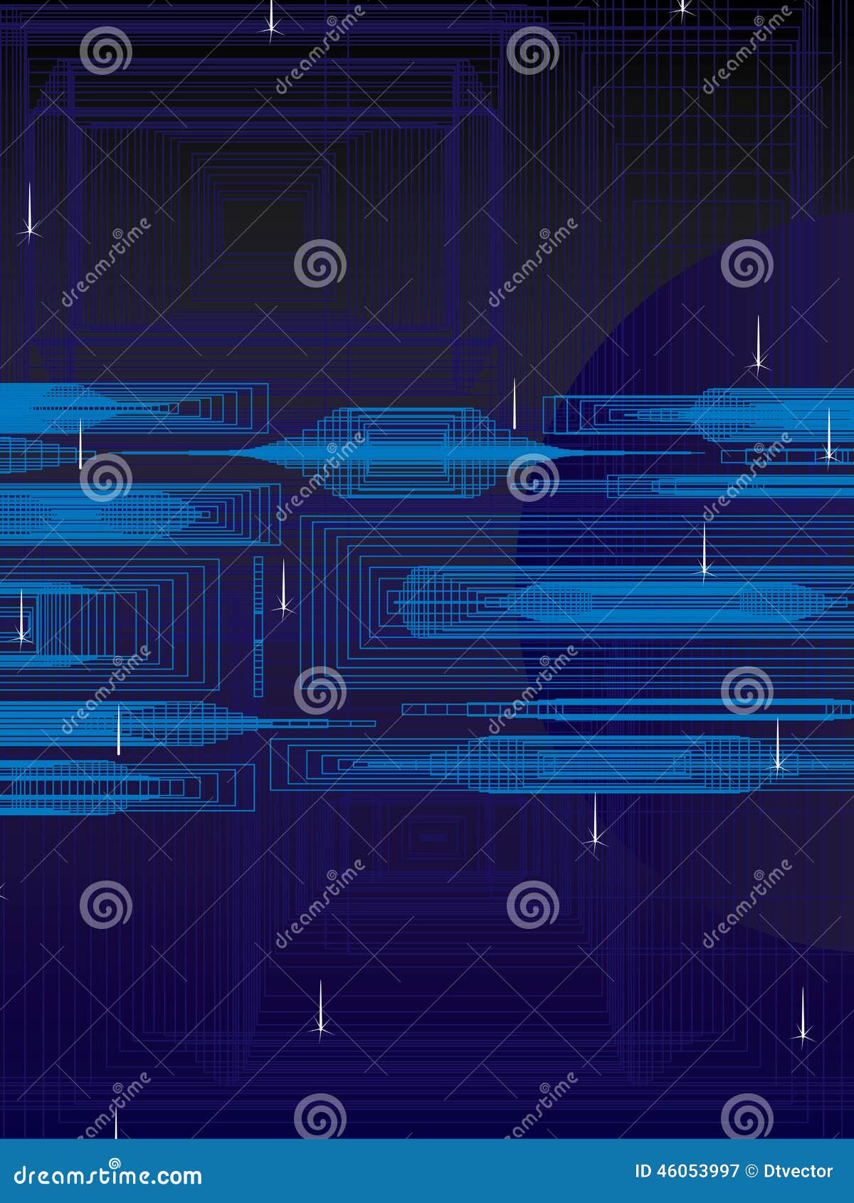 Abstract depression line stock vector. Illustration of concept - 46053997