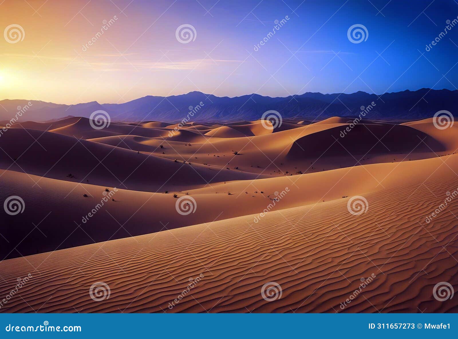 Abstract Desert Background Stock Illustration Stock Illustration ...