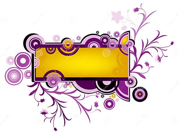 Abstract design stock vector. Illustration of retro, foliage - 3689355