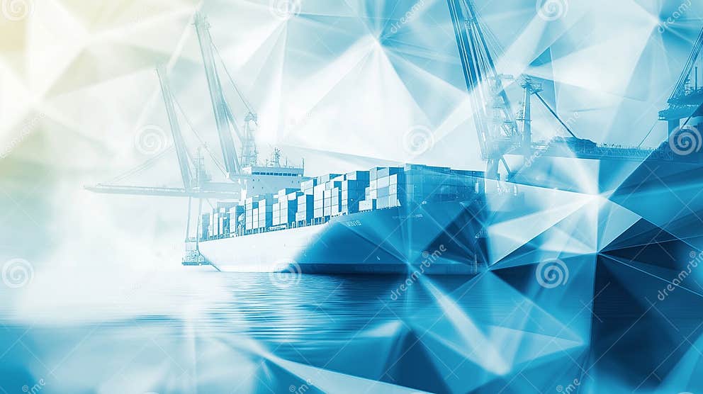 Abstract Design of Arrows and Paths, Symbolizing the Logistics Stock ...