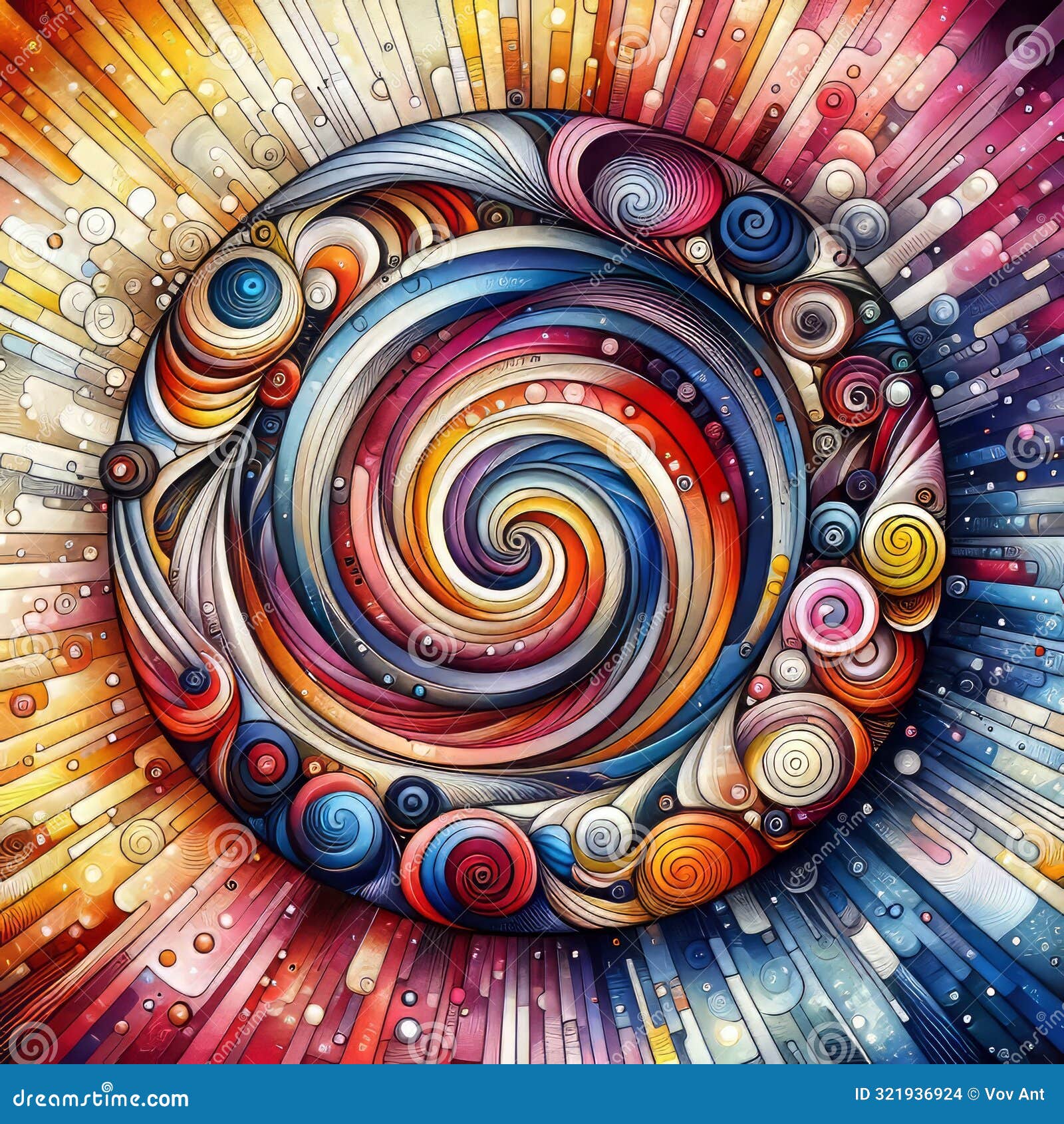 Abstract Design Artistic, Non Representational Design Using Sh Stock ...