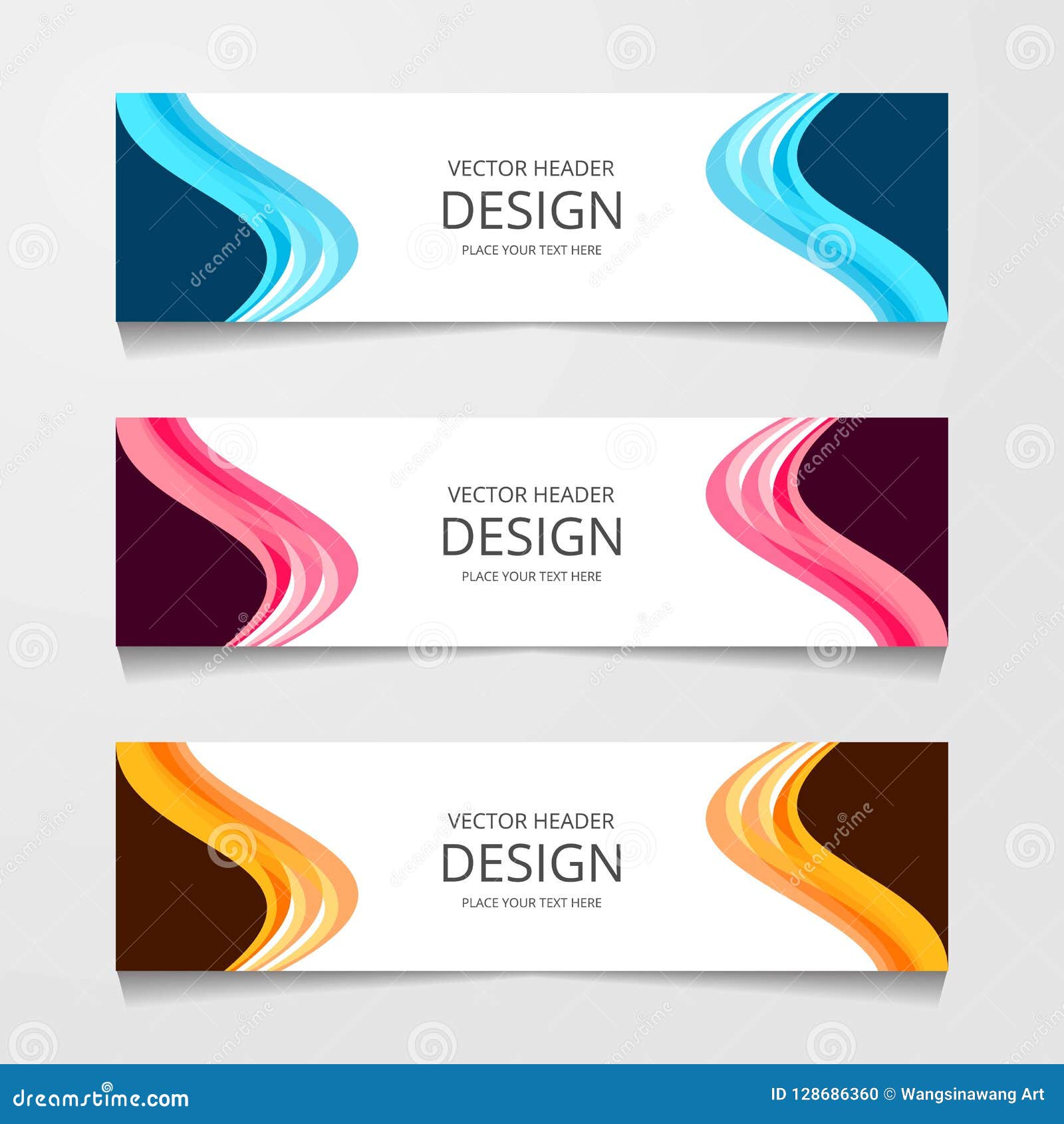 Abstract Design Banner, Web Template, Layout Header Templates, Modern ...