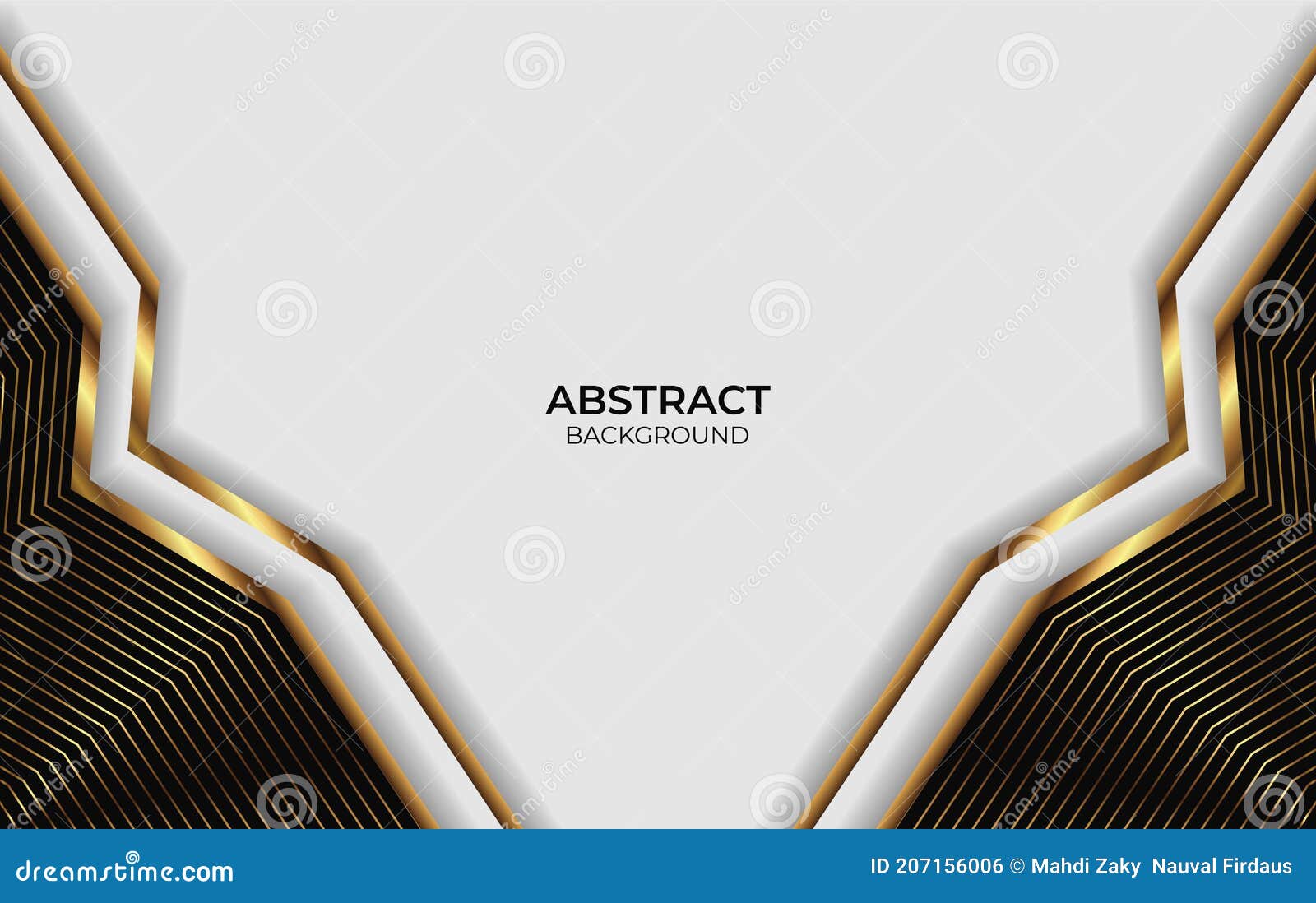 Abstract Design Black and Gold Background Stock Vector - Illustration ...