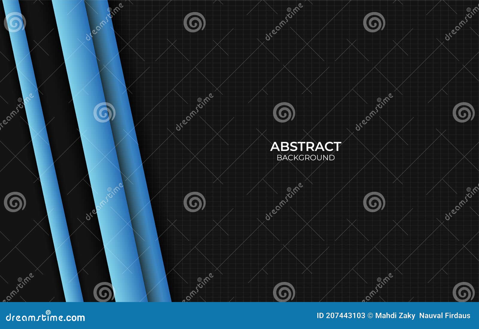 Abstract Design Blue and Black Stock Vector - Illustration of blue ...
