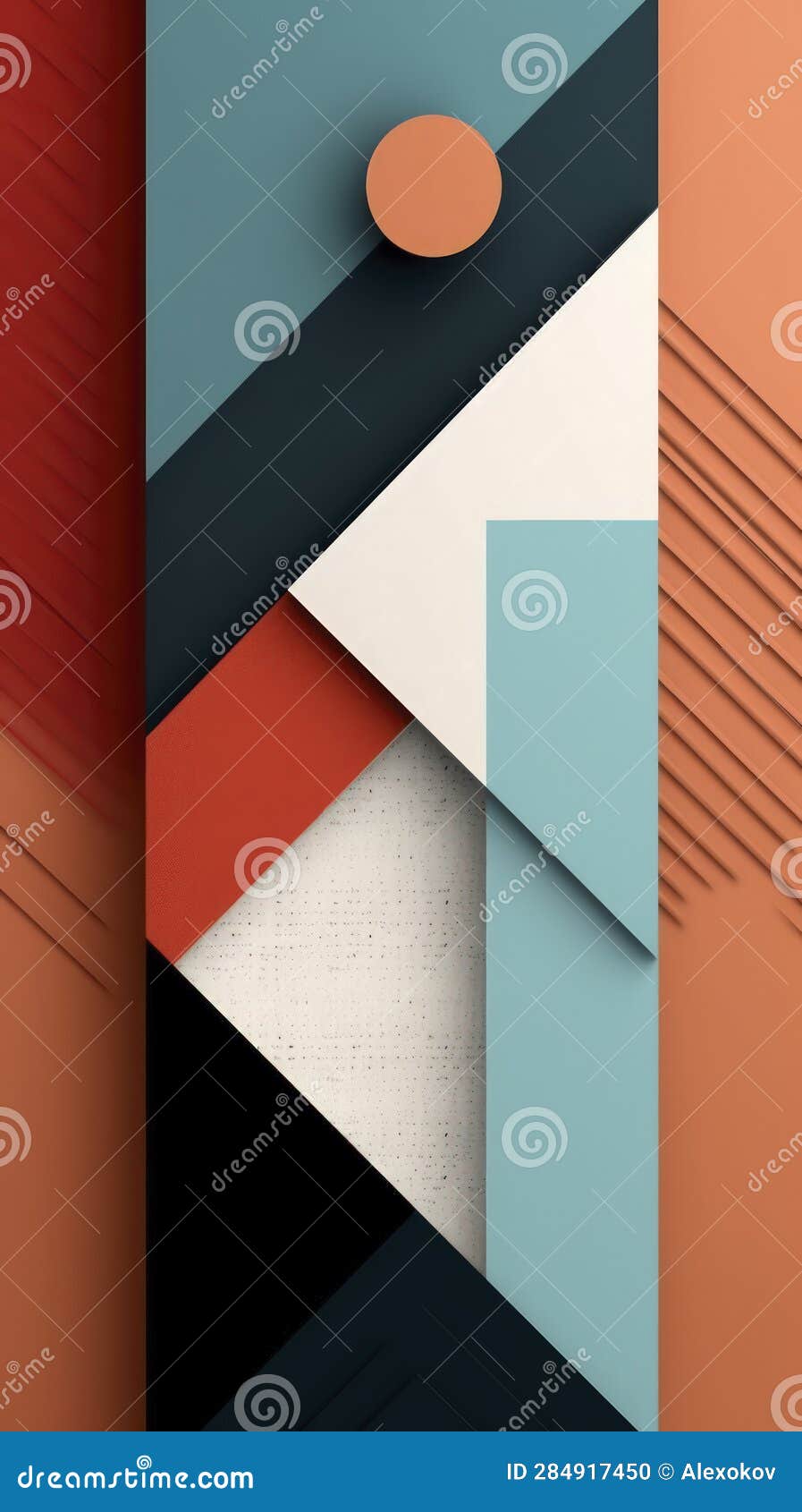 Abstract Design with Bold Angular Shapes and Contrasting Color Palette ...
