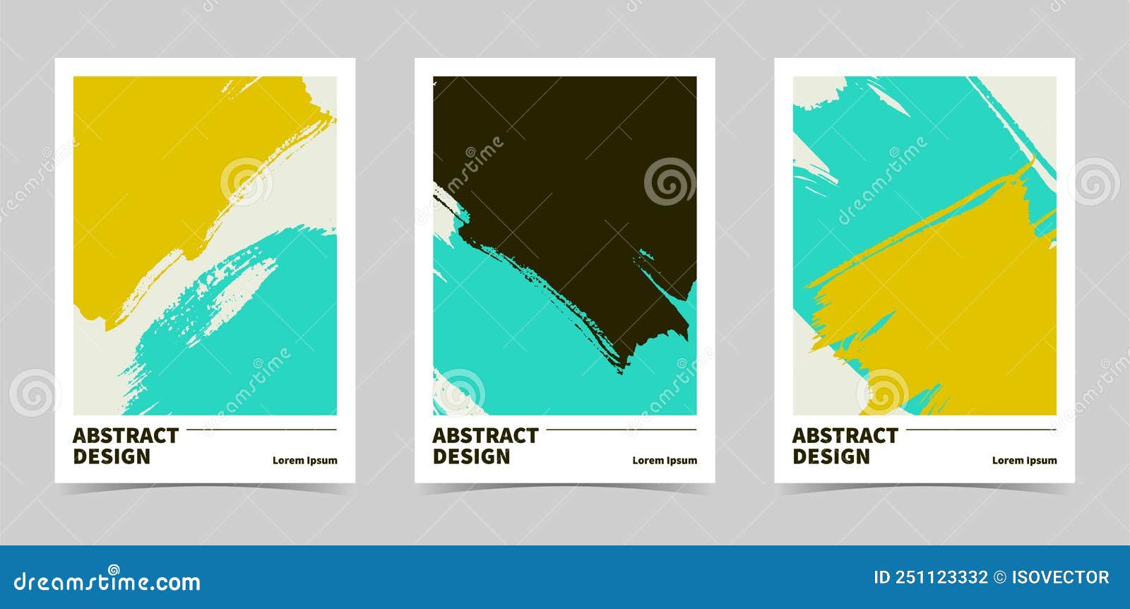Abstract Design Brochure Cover Template Stock Vector - Illustration of ...