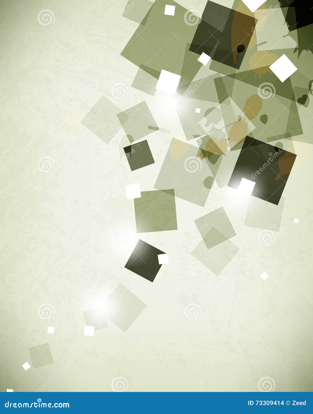 Abstract Design Brochure Leaflet Geometric Polygon Elements Background ...