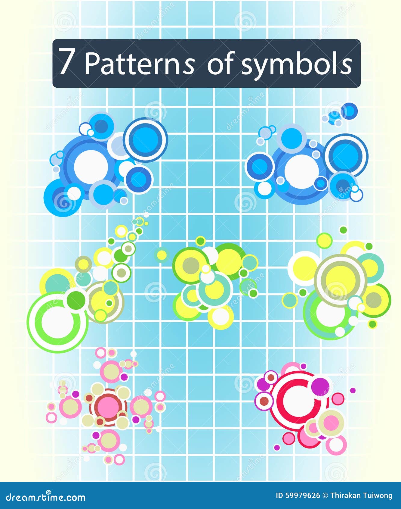 Abstract Design Circle Symbols Stock Vector - Illustration of visual ...