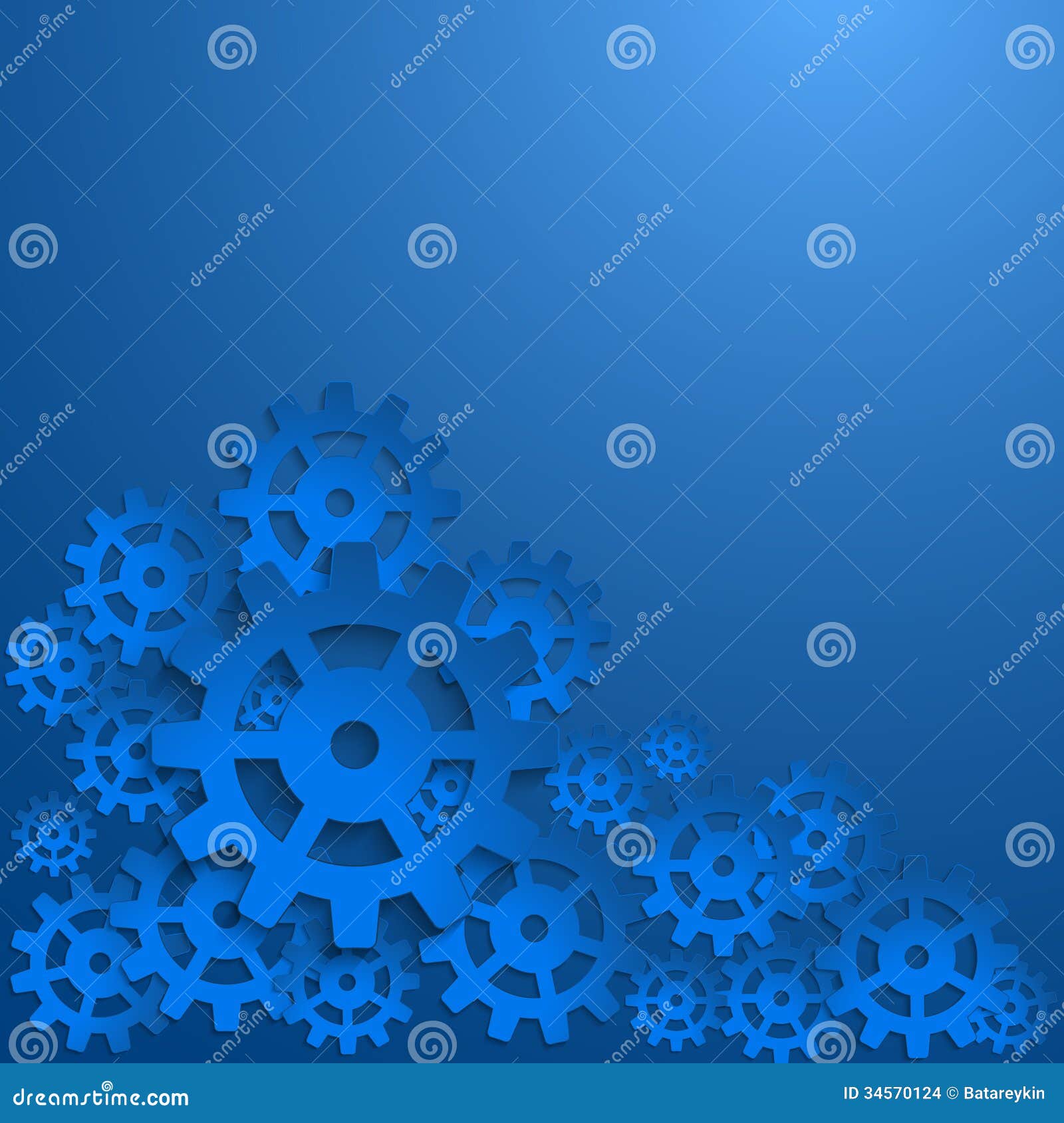 Abstract Design with Cog Wheel Stock Illustration - Illustration of ...