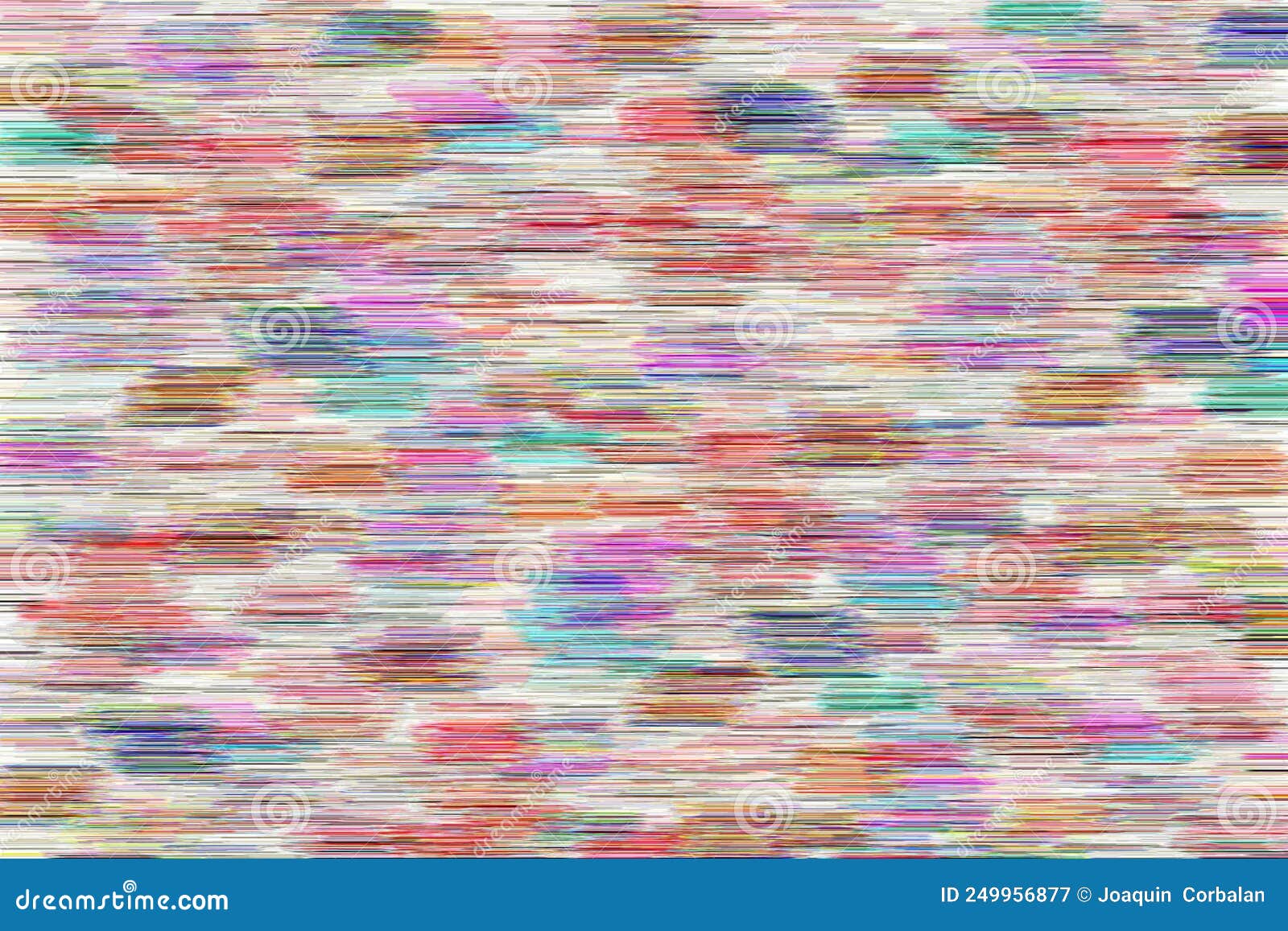 Abstract Design of Colored Lines with Horizontal Movement on a White ...