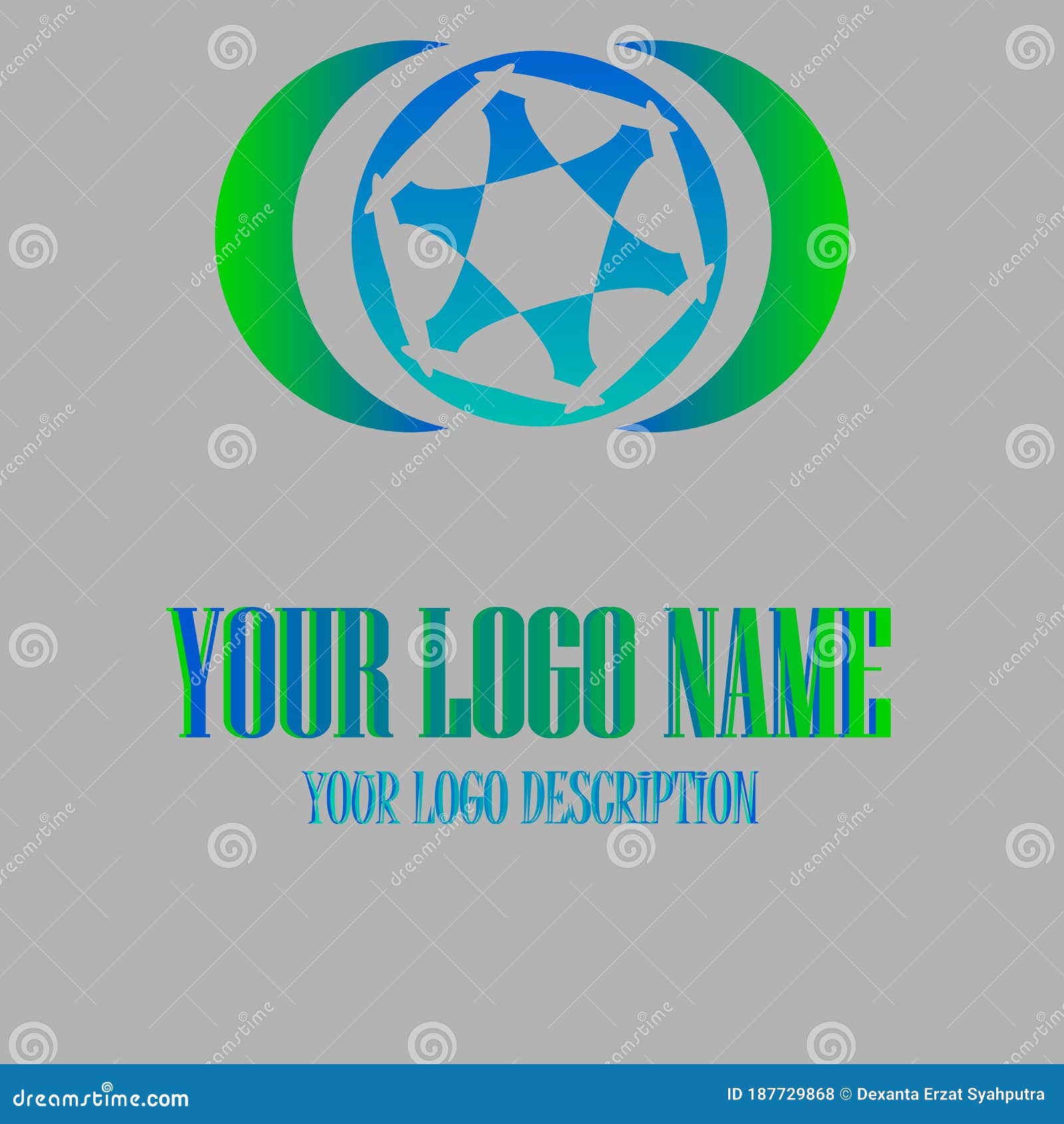 Abstract Design Element for Company Shape Ball Stock Vector ...