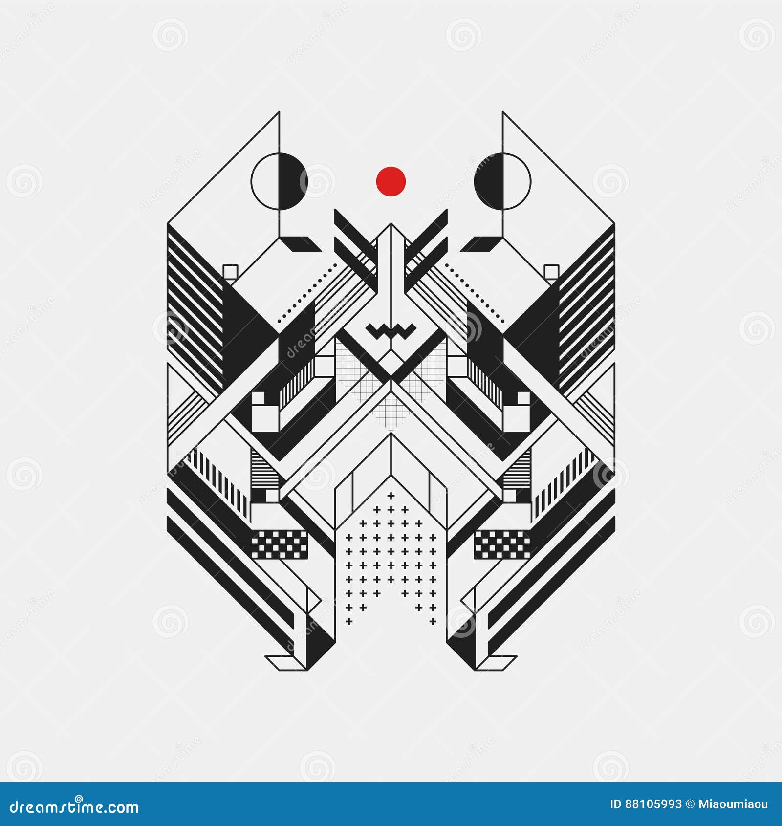 Abstract design element stock vector. Illustration of future - 88105993