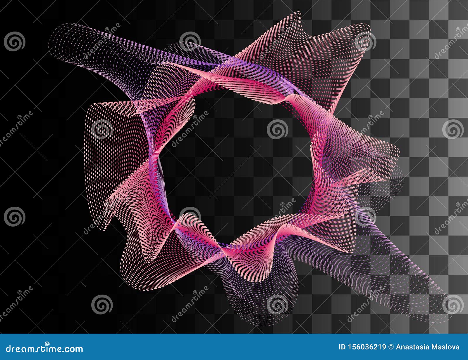 Abstract Design Element Pink Color Effect Vector Illustration on ...
