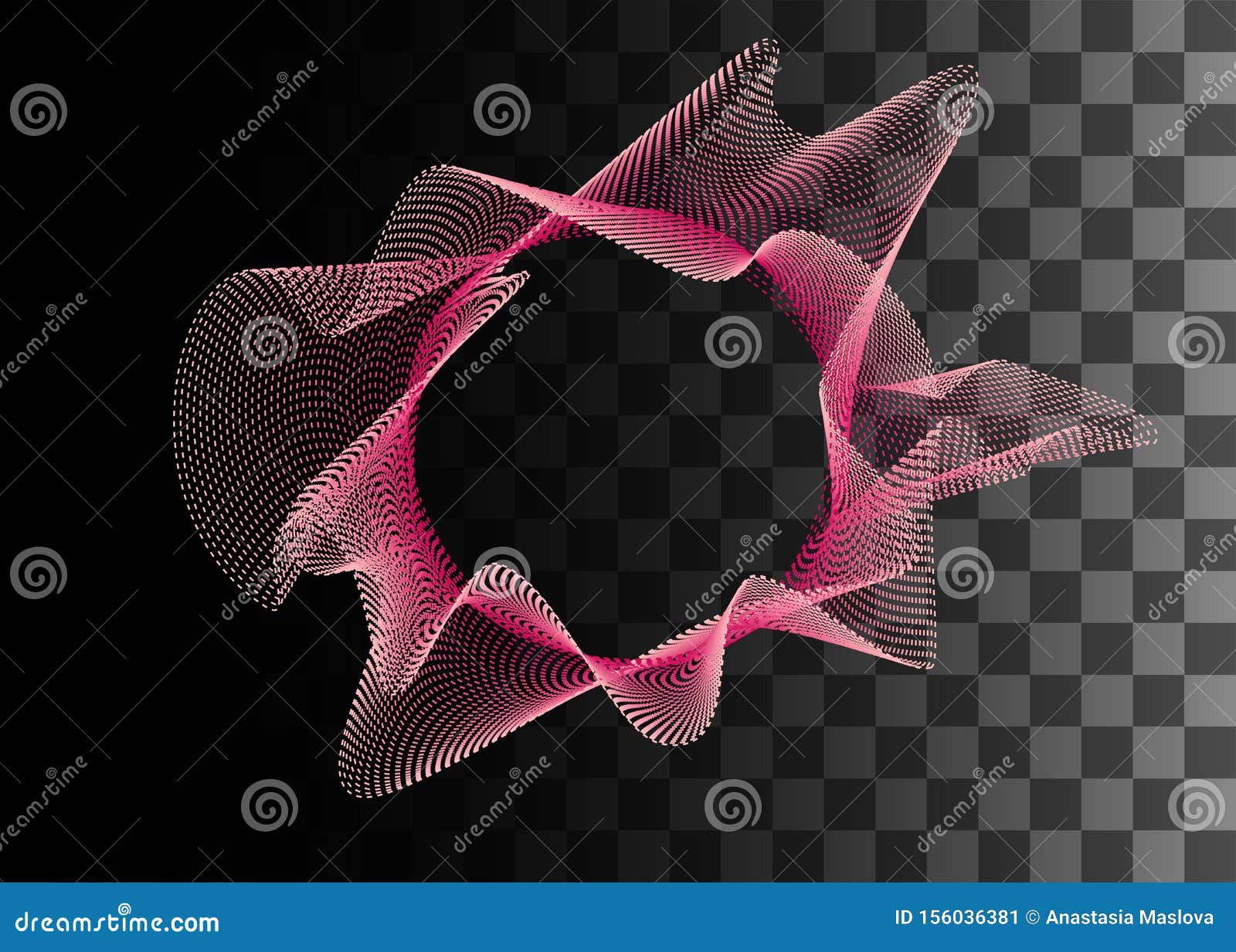 Abstract Design Element Pink Color Effect Vector Illustration on ...